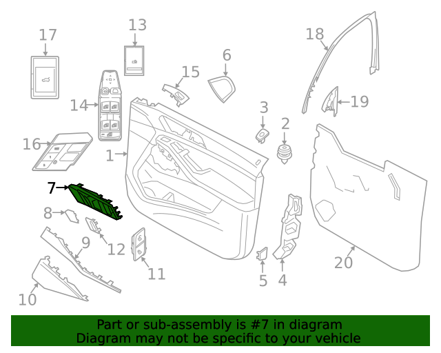 Genuine BMW 51-21-9-491-459 | Handle, Outside | FREE Shipping on Most ...