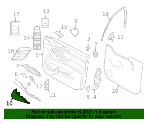 Genuine BMW 51-41-8-495-498 | Speaker Grille | FREE Shipping on Most ...