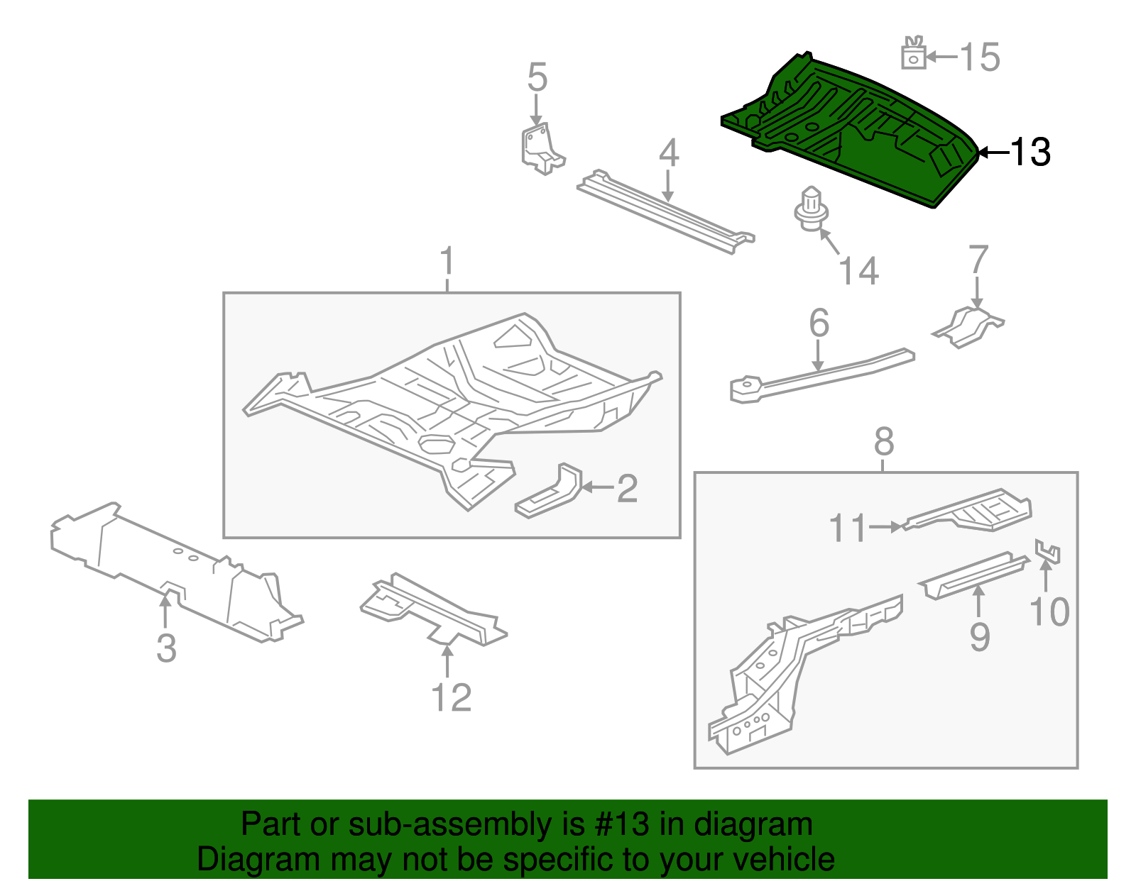 2012-2016 Honda CR-V Under Cover 74640-T0A-A00 | OEM Parts Online