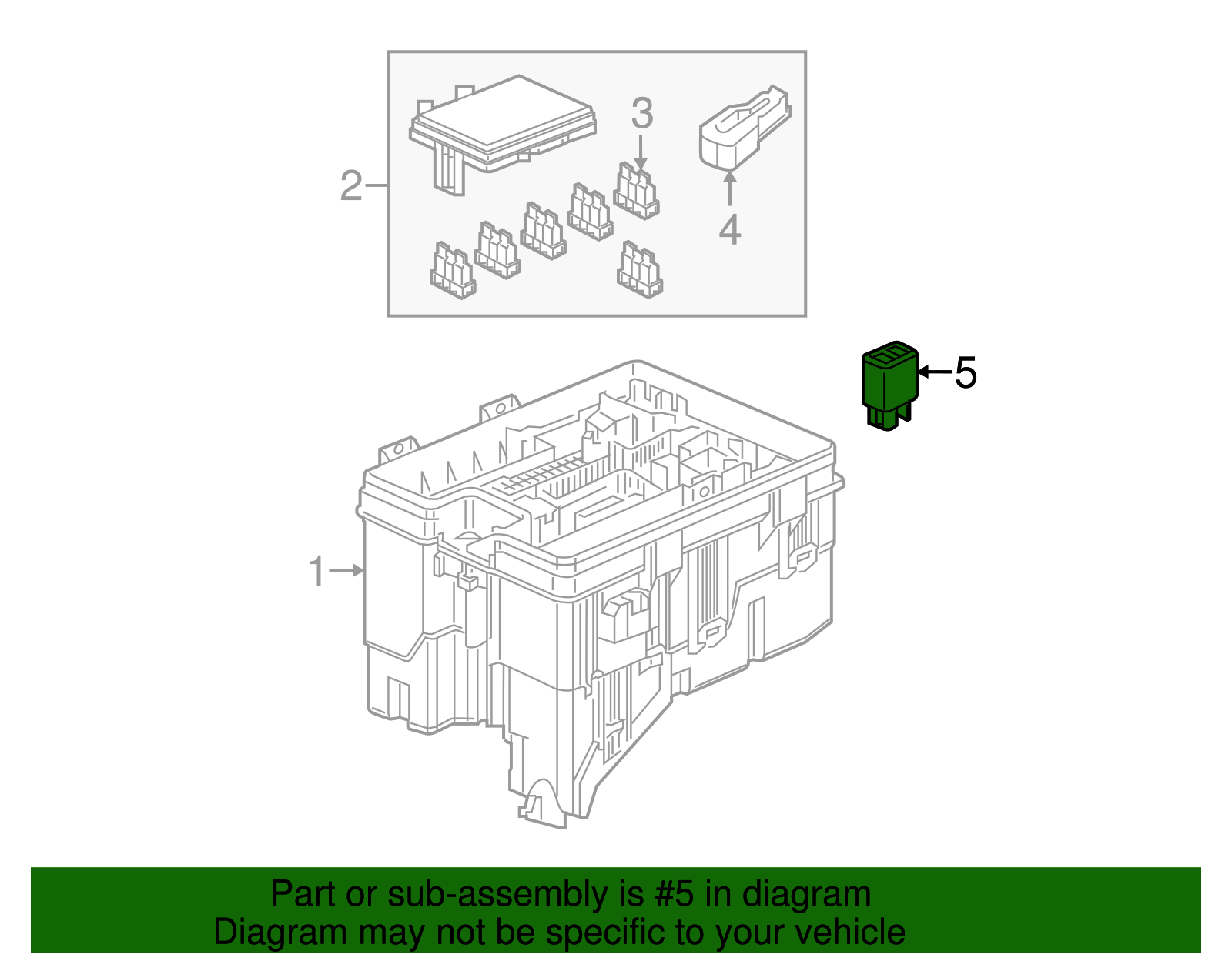 39794-SDA-A05 - 2006-2025 Honda - Relay Assembly Power (Micro Iso ...