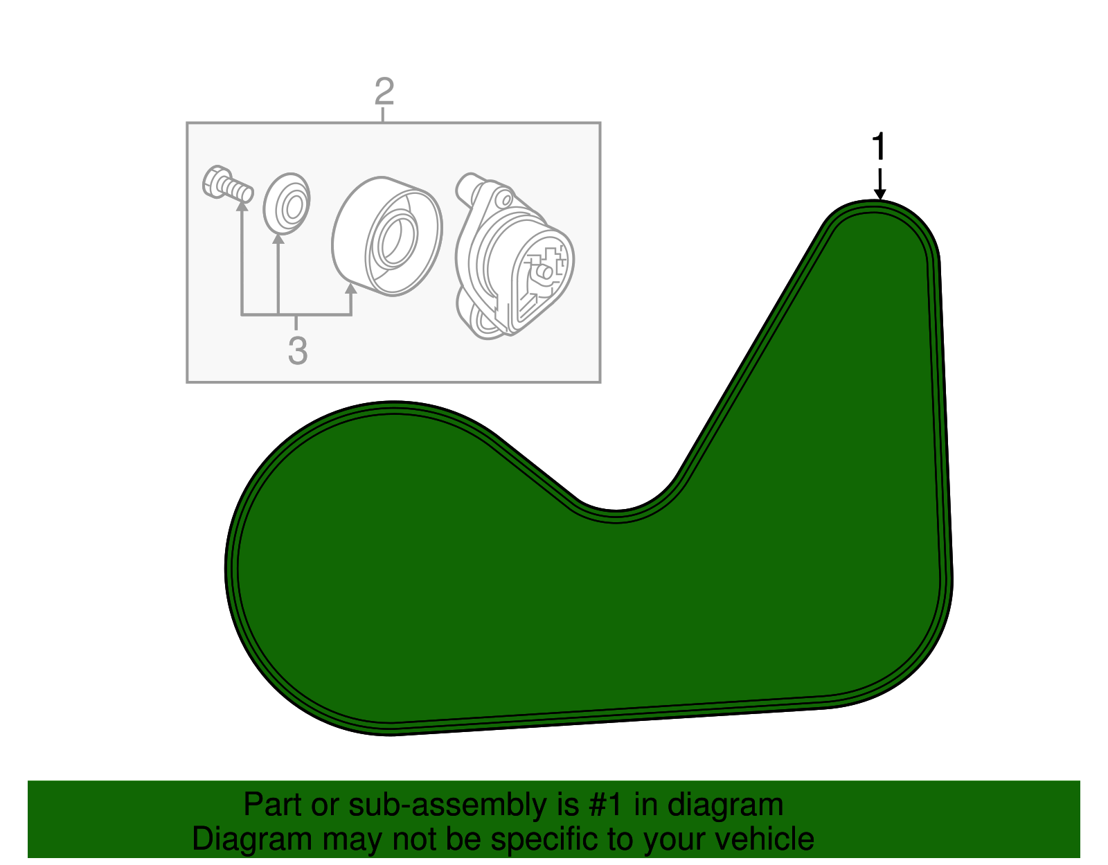2017-2020 Acura MDX Serpentine Belt 31110-RLV-A02 | OEM Parts Online