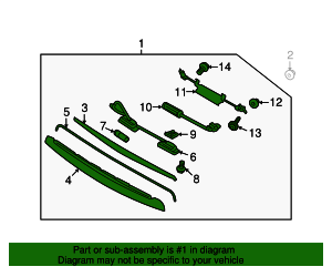 2009-2012 Hyundai Elantra Applique Panel 87370-2L300 | OEM Parts Online