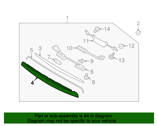 Hyundai - 87371-2L300 - Molding - 2009-2012 Hyundai Elantra | OEM ...