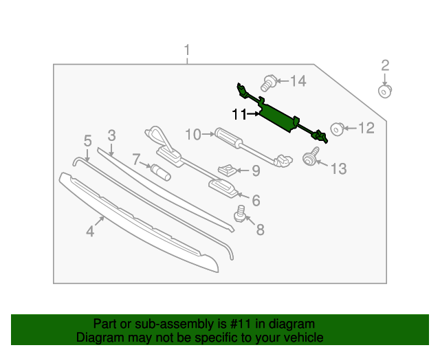 2009-2012 Hyundai Elantra Bracket 87373-2L300 | OEM Parts Online