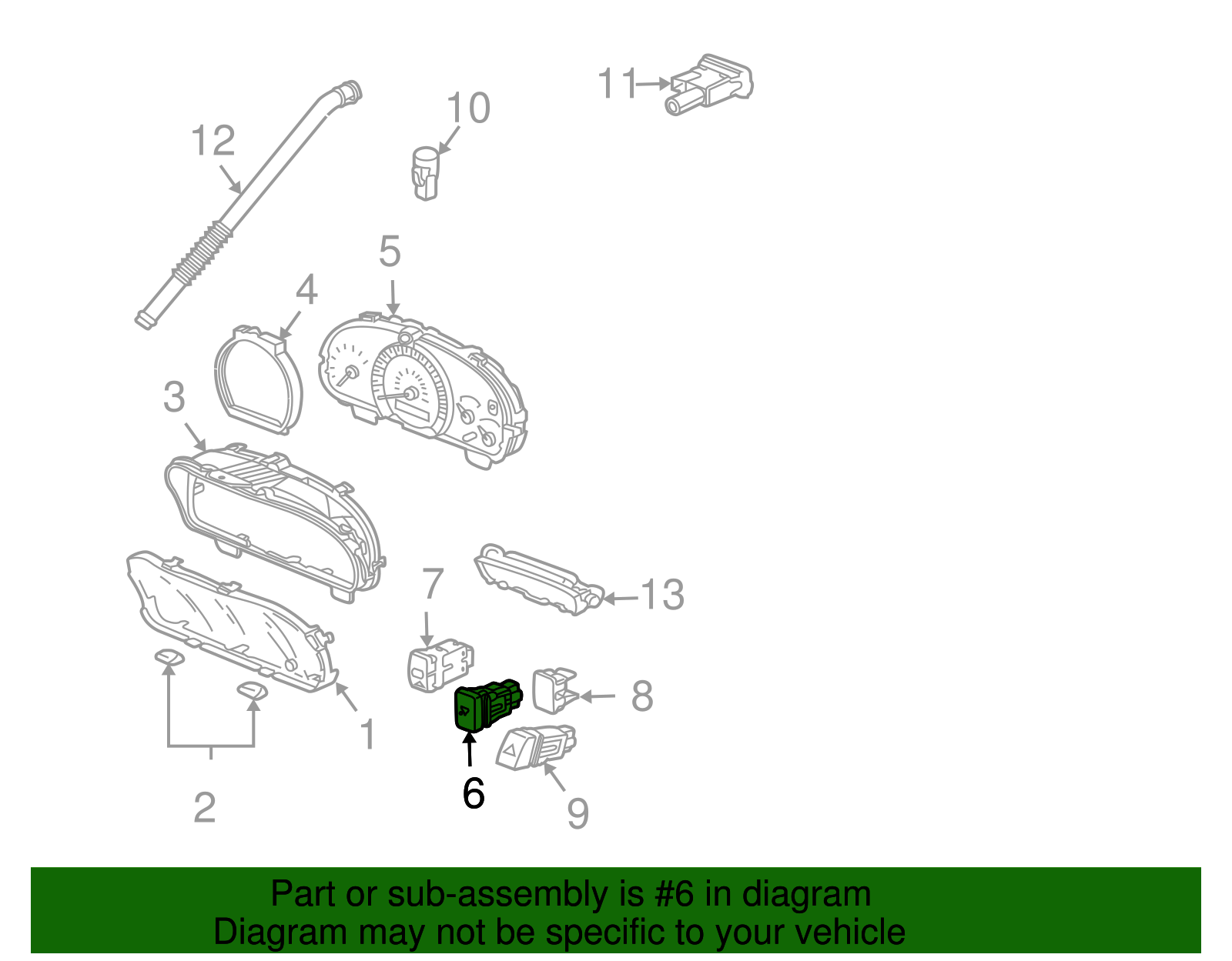 35300-SDA-A01 - Switch 2003-2007 Honda Accord | Honda Parts Online