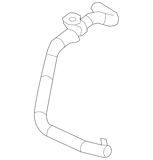 2009-2020 Dodge Journey Upper Hose 5058394AG | TascaParts.com