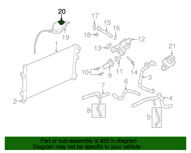 2004-2020 Mopar Cap 55056382AA | Mopar Parts Canada