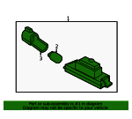 2018-2025 Hyundai License Lamp 92501-F6000 | OEM Parts Online