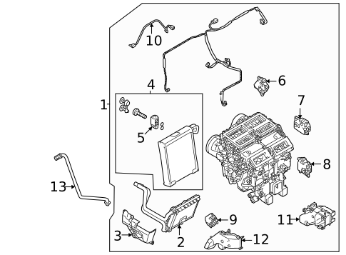 Condenser, Compressor & Lines for 2024 Mitsubishi Outlander ...