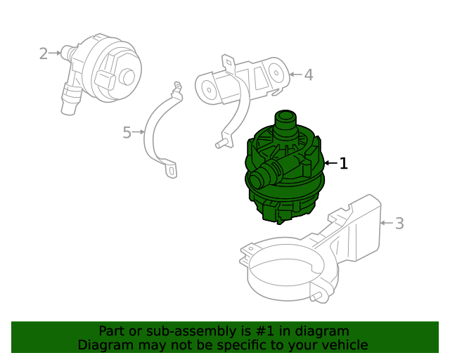 11-51-8-651-288 - Electric coolant pump 2019-2024 BMW | AutoNation Parts