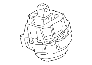 22116877659 - 2019-2021 BMW X3 Mount (22-11-6-877-659) | BMW of South ...