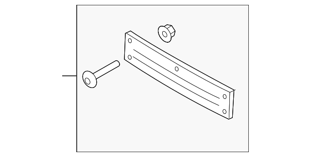 2018-2023 Land Rover Range Rover Velar License Bracket LR095350 | OEM ...