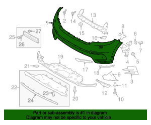 Genuine Bumper Cover for 2021 Land Rover Range Rover Velar | Land Rover ...