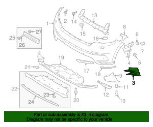 2018-2023 Land Rover Range Rover Velar Vent Grille LR095021 ...