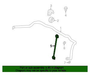 Genuine BMW 31-30-3-414-299 | Stabilizer Link | FREE Shipping on Most ...