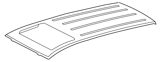 63111-42240 - Roof Panel - 2013-2015 Toyota RAV4 | OEM Genuine Toyota Parts