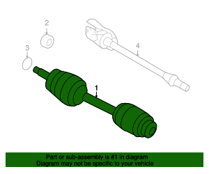 49500-2B360 - Axle Assembly - 2007-2009 Hyundai Santa Fe | World OEM ...