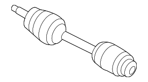 Genuine Axle Assembly for 2007-2009 Hyundai Santa Fe | Part# 49500 ...