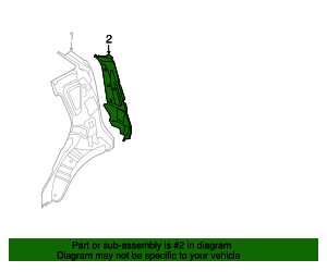 71550-2K300 - Quarter Extension 2010-2013 Kia Soul | Kia.Parts Store