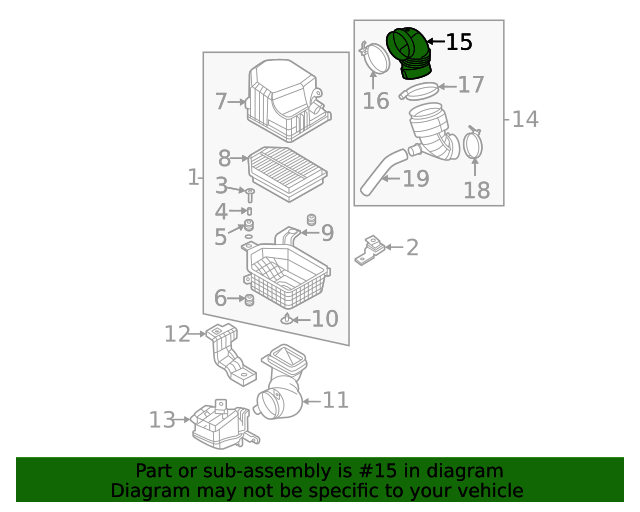 2021-2024 Genesis Intake Hose 28138-T1310 | OEM Parts Online