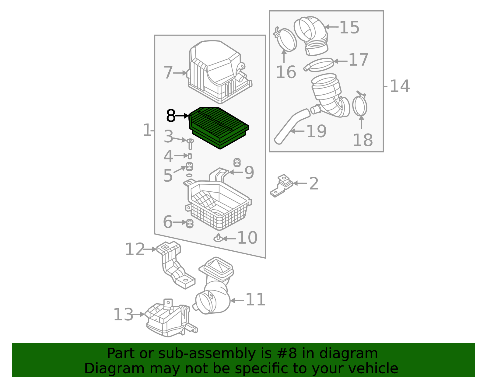 28113-T1310 - Air Filter 2021-2025 Genesis | AutoNation Parts