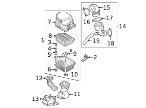 2022-2024 Genesis Intake Tube 28140-T4320 | Hyundai Wholesale Direct