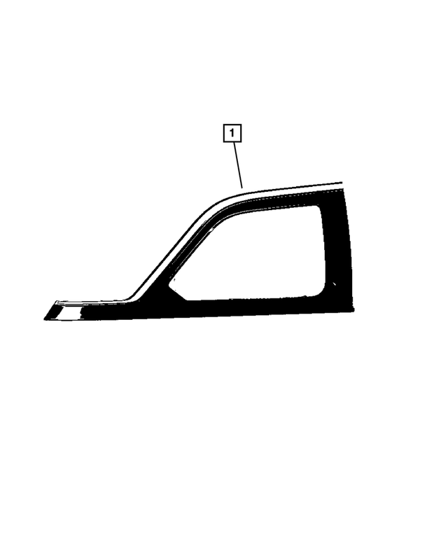 2023-2024 Jeep Grand Cherokee Quarter Window Glass, Left 68612926ac ...
