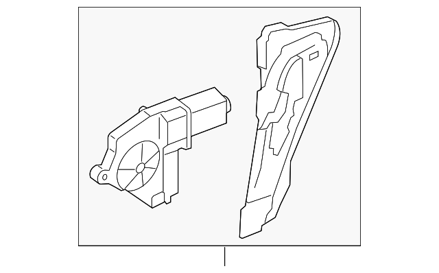 Genuine OEM Regulator Assembly Part# LR060138 Fits 2008-2015 Land Rover ...