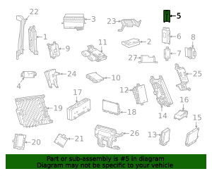 000-900-77-26 - A/C Compressor Control Module 2020-2023 Mercedes-Benz ...
