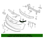 86581-1W000 - Inner Bracket 2012-2015 Kia Rio | Kia.Parts Store