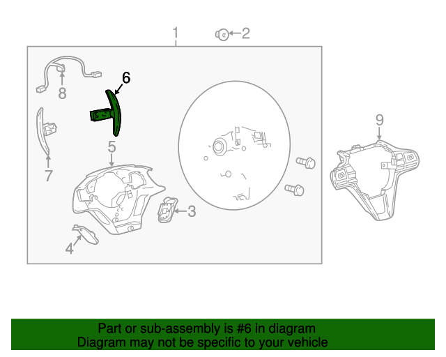2018-2021 Lexus Paddle Switch 84610-11020 | OEM Parts Online