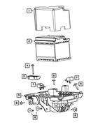 2012-2019 Mopar Storage Battery, US BBH5F001AA | Mopar eStore