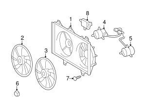 16711-AD020 - Fan Shroud 2007-2015 Toyota | Group 1 Auto Parts