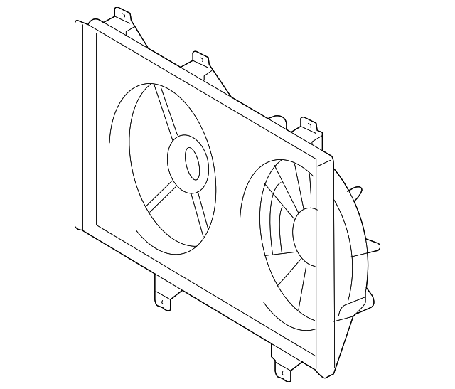 16711-AD020 - Fan Shroud 2007-2015 Toyota | Group 1 Auto Parts