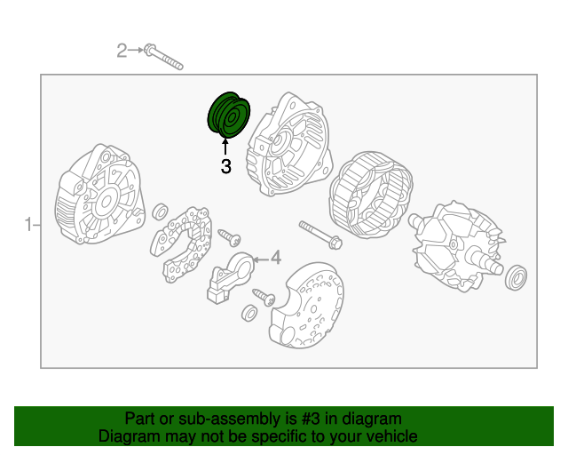 2013-2016 Hyundai Santa Fe Sport Pulley 37320-2G700 | OEM Parts Online