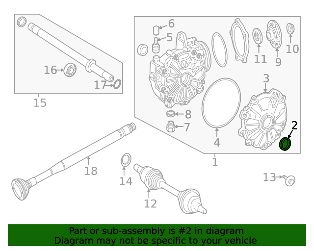 013-997-19-46 - Axle Seals 2007-2023 Mercedes-Benz | Mercedes-Benz USA ...