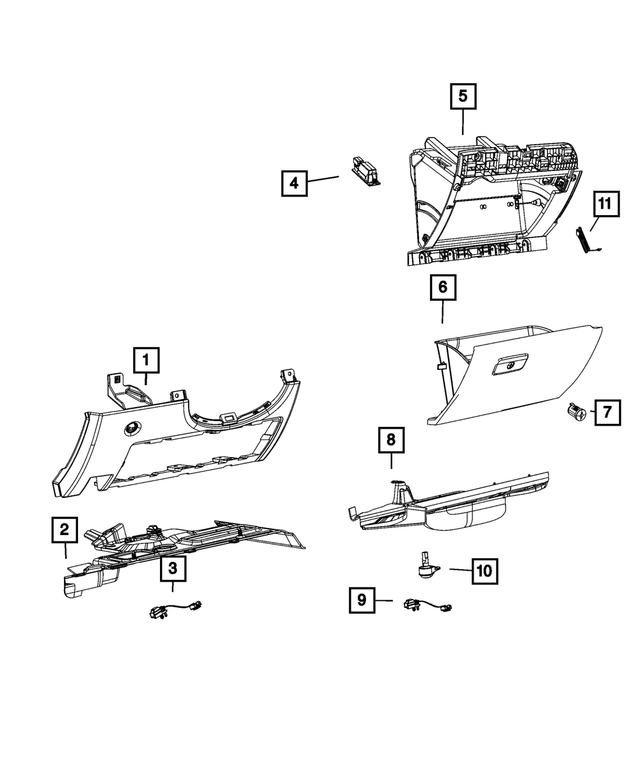 2014-2022 Mopar Instrument Panel Closeout Panel 1WH10XXXAE | Mopar ...