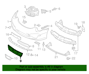 2012-2019 Porsche 911 Center Support 991-505-989-01-1E0 | Sunset ...