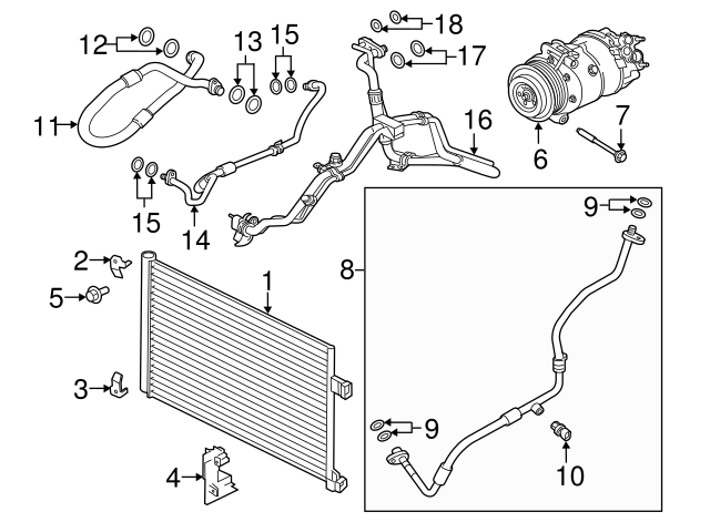 LR086926 - Pressure Sensor - 2013-2020 Land-Rover | LandRoverLakeBluff
