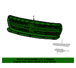2015-2021 Dodge Charger Upper Grille 5PP33DX8AB | TascaParts.com