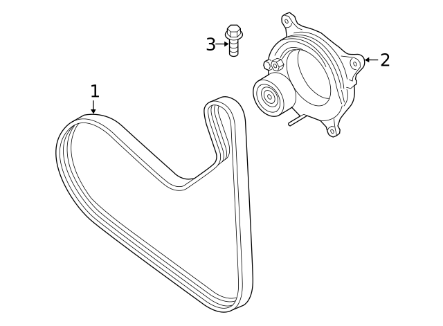 2020-2023 Toyota GR Supra Serpentine Belt 90118-WA391 | Toyota Parts Center