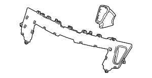 2013-2014 Cadillac ATS Radiator Air Upper Deflector 22787964 GM ...