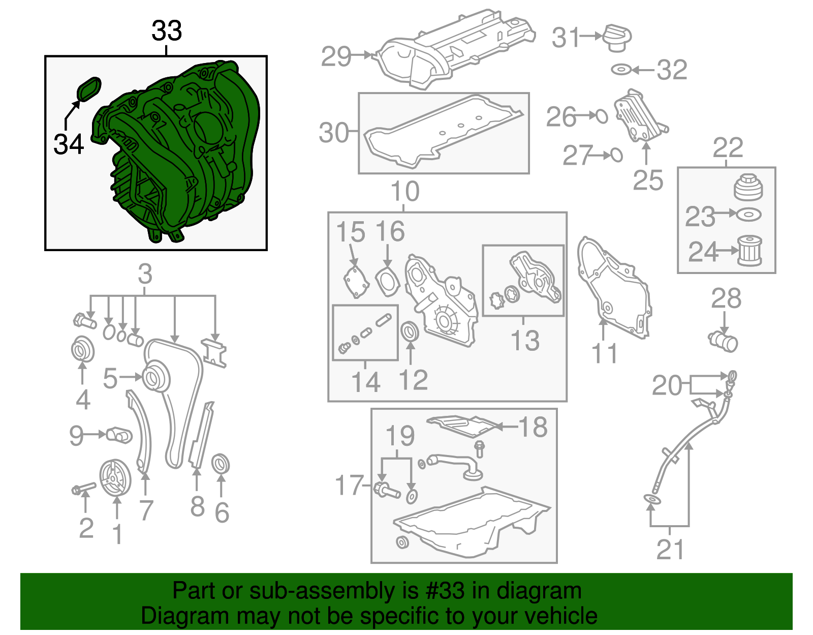 2006-2007 GM Intake Manifold Assembly 12587878 | OEM Parts Online