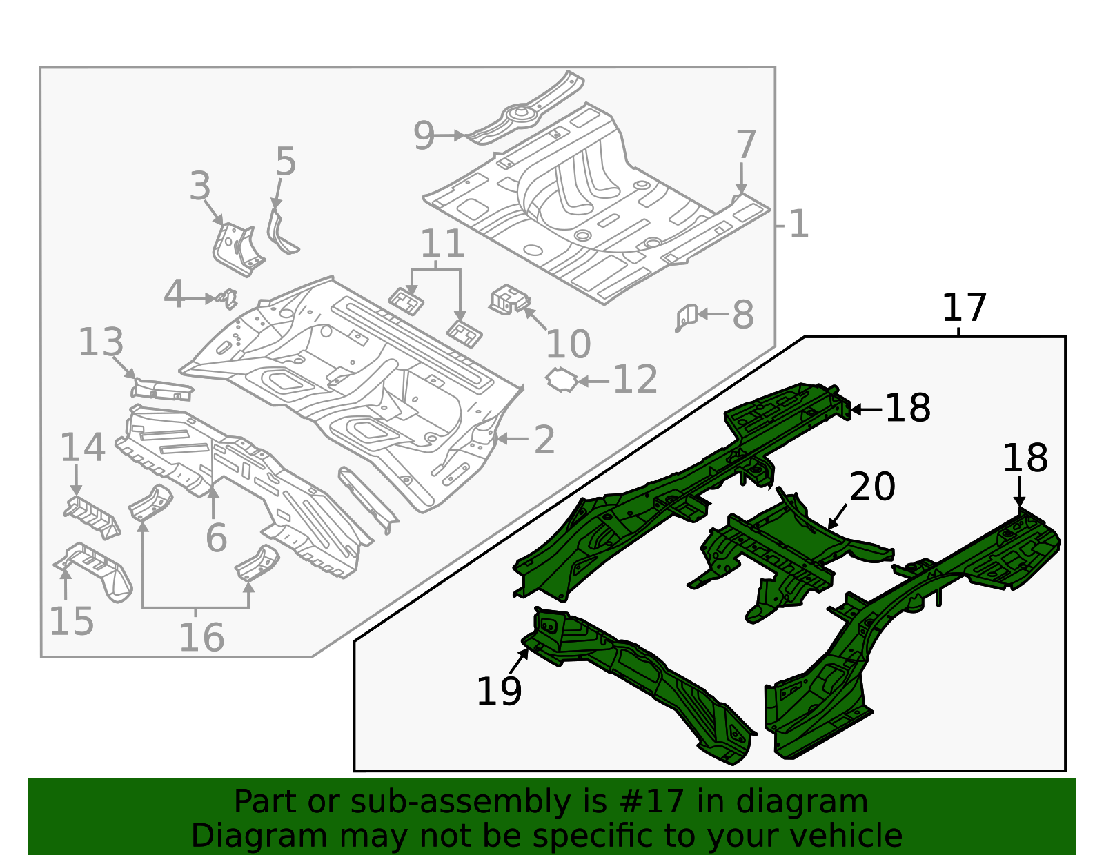 65700-L2810 - Rail Assembly 2025 Kia K5 | Kia.Parts