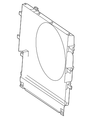 906-505-09-55 - Fan Shroud 2010-2022 Mercedes-Benz | Mercedes-Benz USA ...