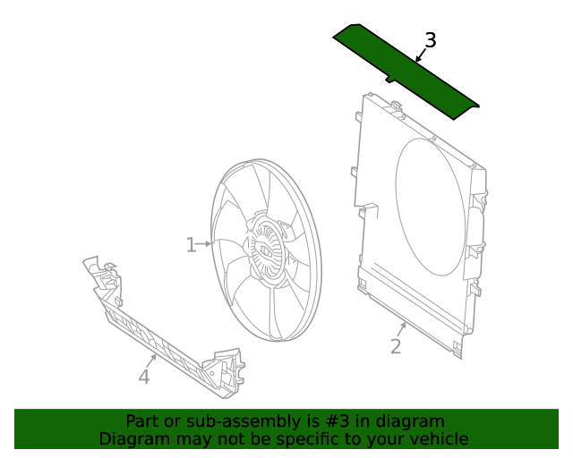 907-505-00-00-64 - Upper Shield 2019-2022 Mercedes-Benz | Mercedes-Benz ...