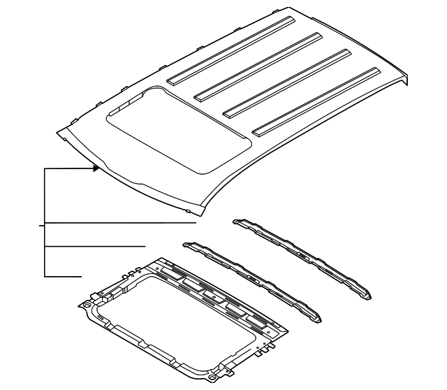 67110-Q5051 - Roof Panel 2021-2023 Kia Seltos | Kia.Parts Store