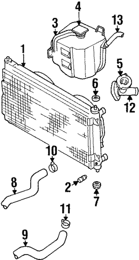 Radiator & Components for 2000 Dodge Stratus | TascaParts.com