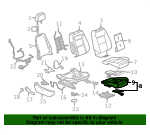 2019-2023 GM Airbag Front Passenger Side Passenger Presence Module Kit ...