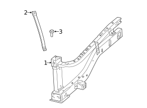 2019 Ram Rear Brace Bolt 6512326AA | TascaParts.com